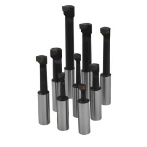 raseparter 1/2 inch boring bar set 9-pack c-6 carbide tipped bars for 1/2 inch shank lathe tool