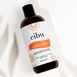 CIBU Curl + Coil Conditioner Cleanses, Hydrates, Revitalizes, Detangles & Preserves Natural Curl + Coil for Frizz-Free Smooth Manageable Hair (Conditioner, 350ml)