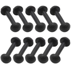 gtpartes 10pcs motu leg band replacement connectors fit for vintage figures black rubber