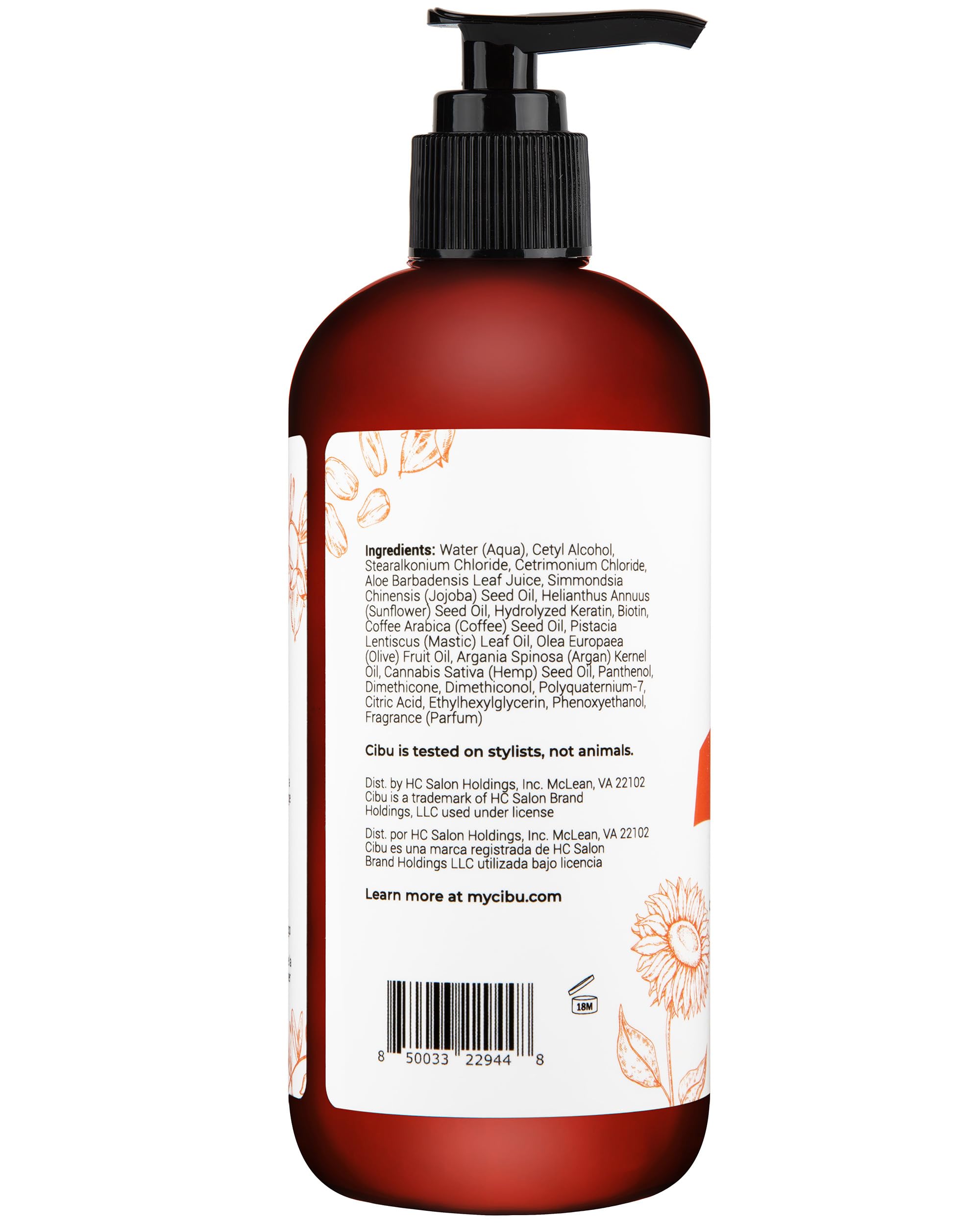 CIBU Curl + Coil Conditioner Cleanses, Hydrates, Revitalizes, Detangles & Preserves Natural Curl + Coil for Frizz-Free Smooth Manageable Hair (Conditioner, 350ml)