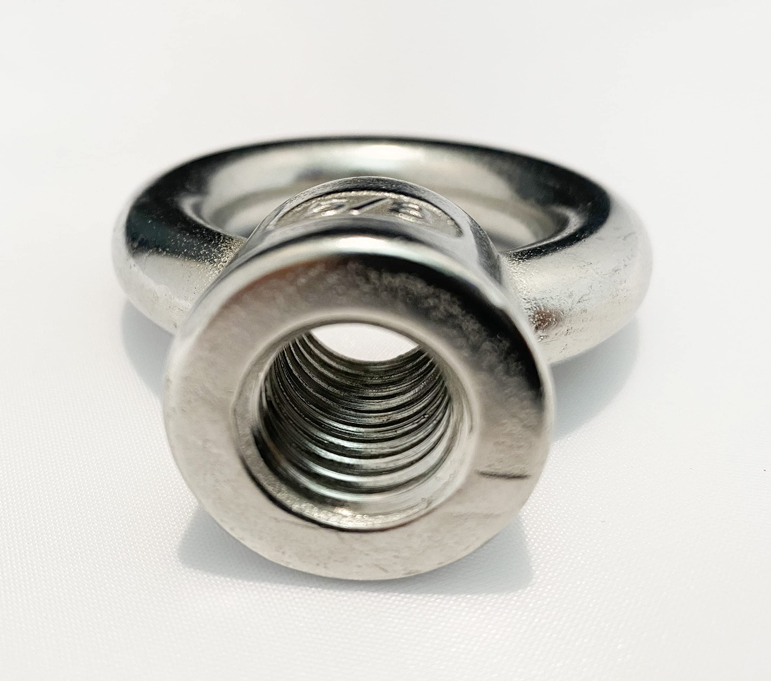 2 Pieces 316 Stainless Steel Lifting Eye Nut 5/8" UNC Marine Grade (5/8" - 2 PK)