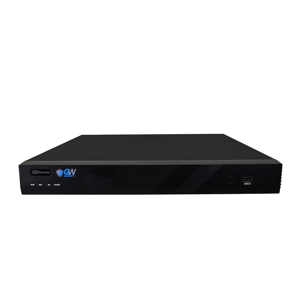 GW Security 16 Channel 4K 8MP NVR Video Recorder Alone with 4TB Hard Drive Pre-Installed (GW4216EP)