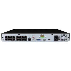 GW Security 16 Channel 4K 8MP NVR Video Recorder Alone with 4TB Hard Drive Pre-Installed (GW4216EP)