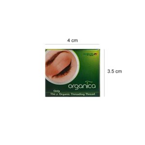 Organica Threading Thread - Pack of 2 (8 Spools in Each Box) with Scissor by Behal International