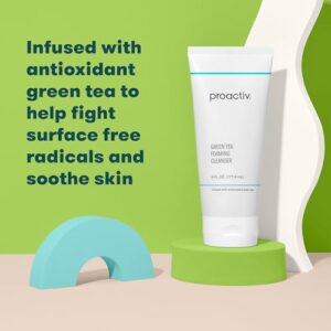 Proactiv Foaming Facial Cleanser with Green Tea and Antioxidant Blend- Deep Clean, Face Wash Soap- Removes Makeup and Dirt- 6oz