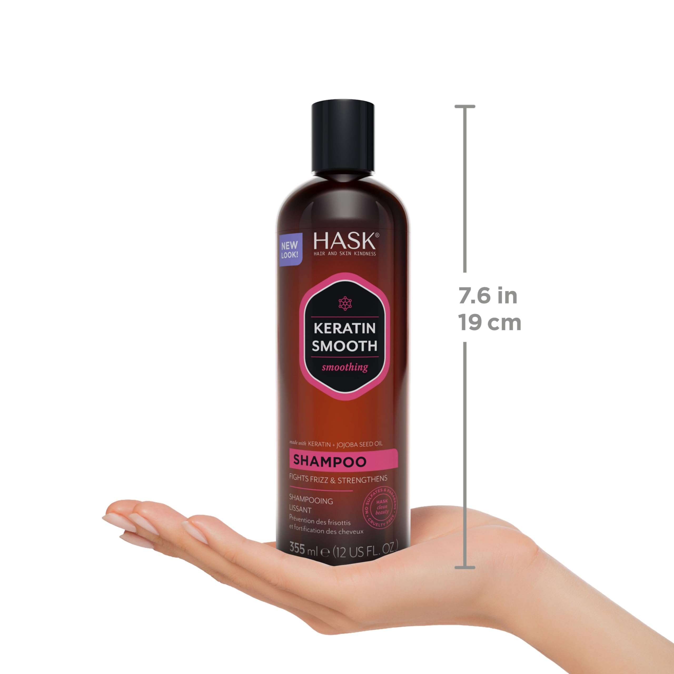 HASK Keratin Collection: 2 Keratin 5-in-1 Leave In Conditioner and 1 Keratin Shampoo and Conditioner set