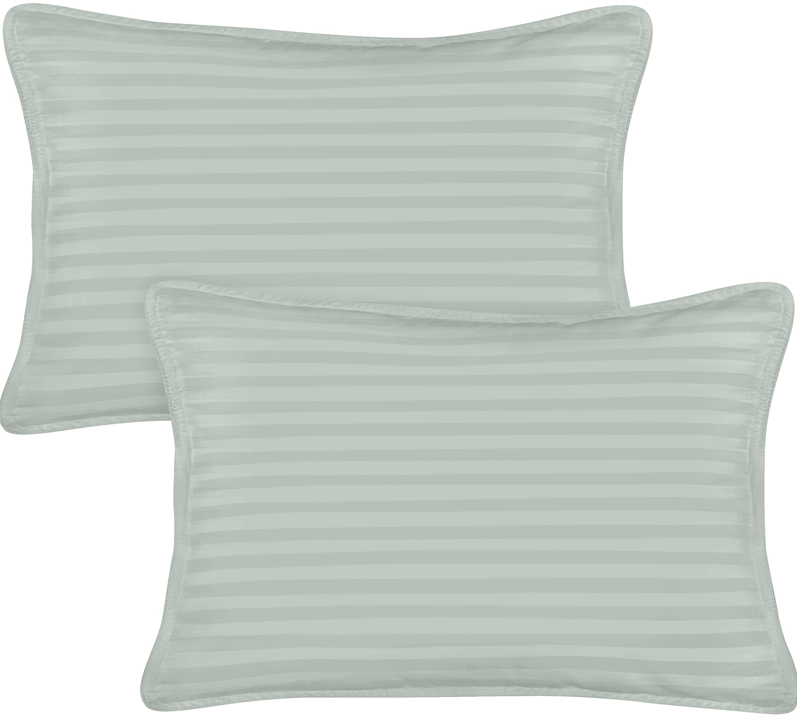 Utopia Bedding Toddler Pillow (Light Grey, 2 Pack) 13x18 Pillows for Sleeping, Soft and Breathable Cotton Blend Shell, Small Kids Pillow Perfect for Toddler Bed and Travel (Intended for Age 2 and up)