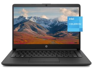 hp newest stream 14" hd laptop, intel celeron quad-core processor, 8gb ddr4 ram, 64gb emmc, 1 year office 365, wifi, bluetooth, hdmi, rj-45, webcam, usb type-a&c, gm accessories