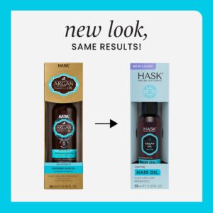 HASK Argan Restoring Set: 2 Argan Shine Hair Oil Vials and 1 Argan Shampoo and Conditioner Set