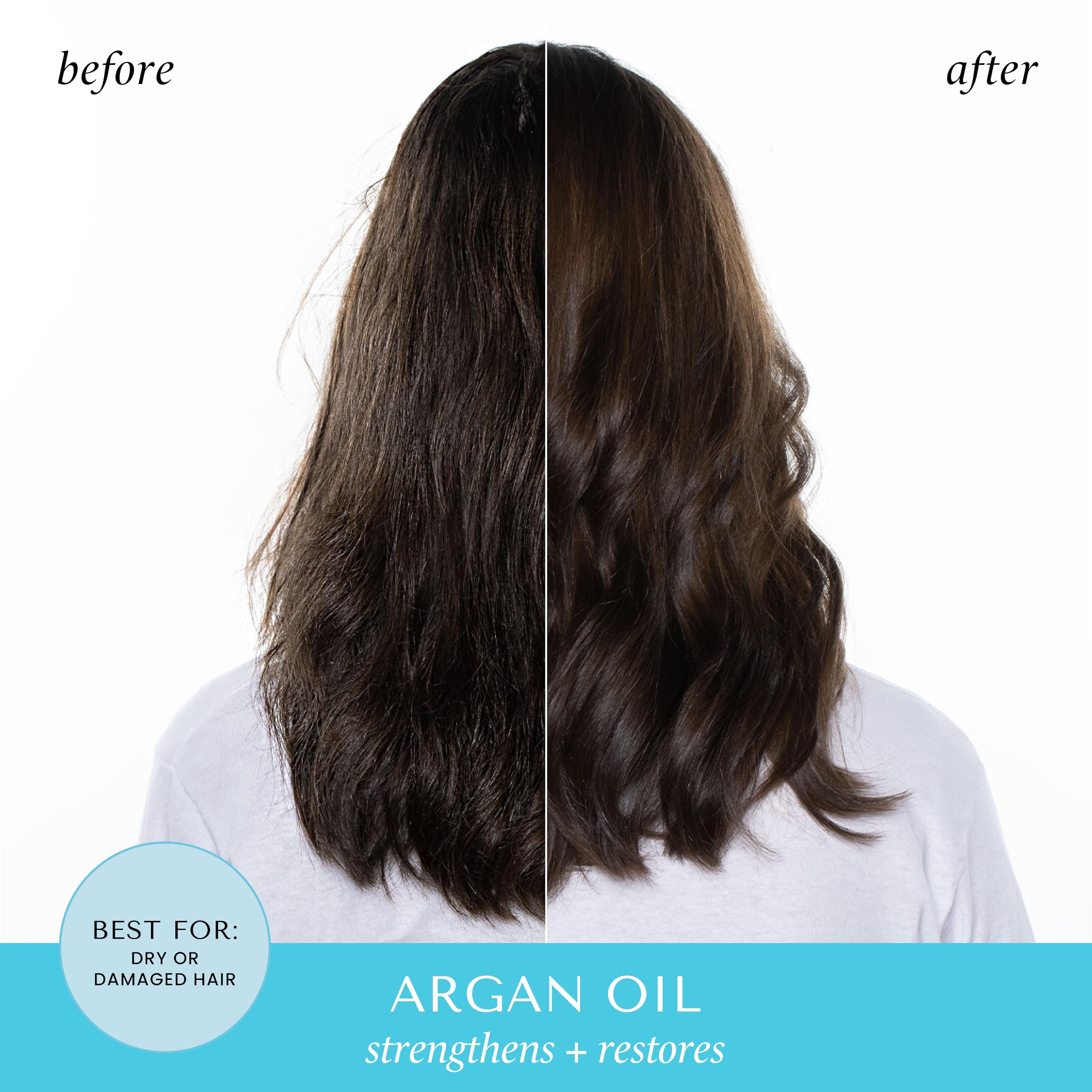 HASK Argan Restoring Set: 2 Argan Shine Hair Oil Vials and 1 Argan Shampoo and Conditioner Set