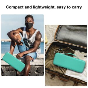 Canboc Hard Carrying Case for Logitech POP Keys Mechanical Wireless Keyboard and POP Wireless Mouse, Mesh Pocket fits Cables, USB Receiver, Spare Keycaps and More Accessories, Mint Green