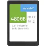 swissbit sfsa480gq1aa4to-i-oc-226-std, solid state drive, industrial sata ssd 2.5", x-60, 480 gb, mlc flash, -40 c to +85 c