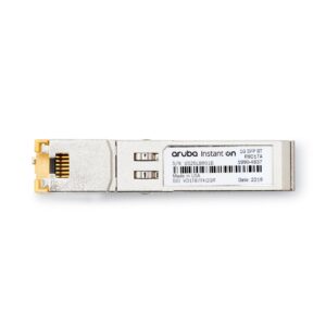 HPE Networking Instant On 1G SFP RJ45 Transceiver for Copper Ethernet Category 5e Connections Up to 100 Meters (R9D17A)