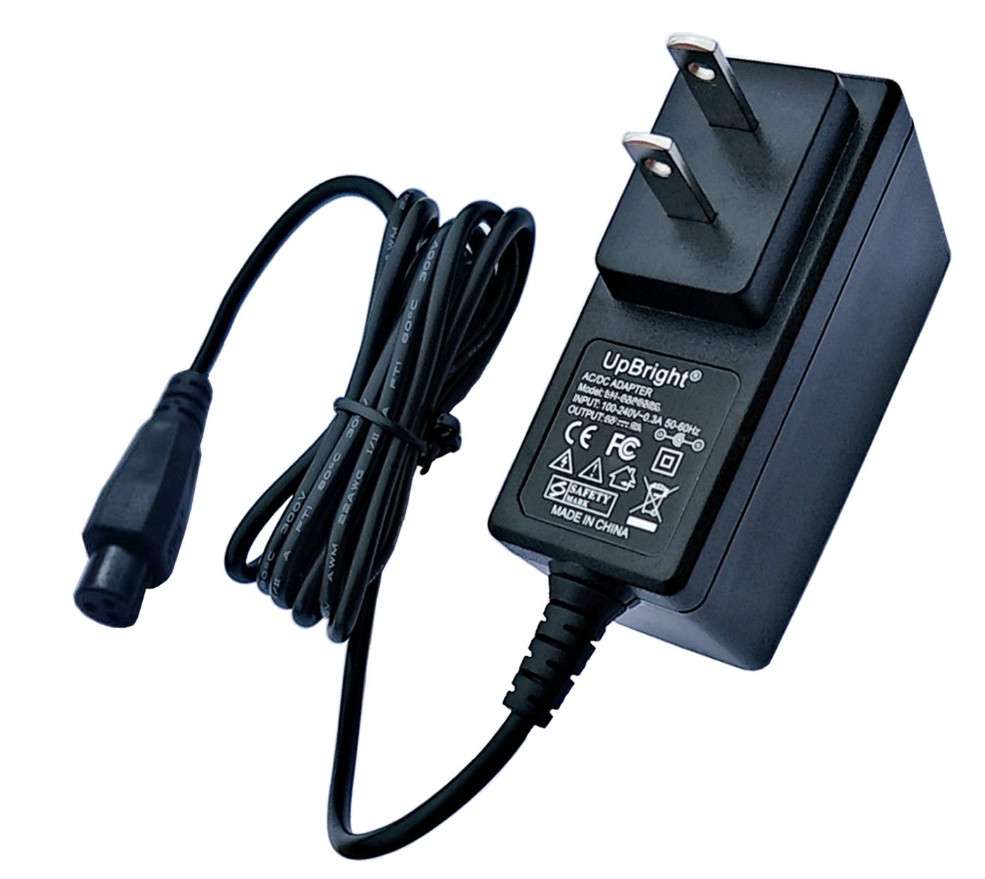 UpBright 24V 600mA AC/DC Adapter Compatible with VR Viro Rides Vega 2-in-1 100W 120W Transforming 24VDC Battery Electric Scooter Mini Bike Little Tikes 646089 486357 649141 652936 FY0172400600 Charger