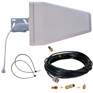 9dbi directional lpda outdoor antenna 700~3700mhz supports 5g 4g lte wireless wifi 915mhz rfid 33ft cable