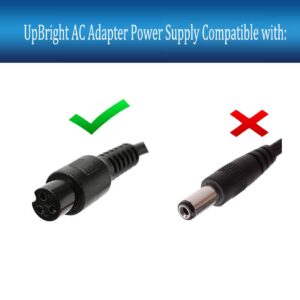 UpBright 24V 600mA AC/DC Adapter Compatible with VR Viro Rides Vega 2-in-1 100W 120W Transforming 24VDC Battery Electric Scooter Mini Bike Little Tikes 646089 486357 649141 652936 FY0172400600 Charger