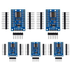 aitiao 5pcs pcf8575 io expander board i2c to 16 io iic i2c i/o extension shield module dc 2.5-5.5v i2c communication control 16 io ports