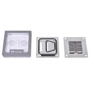 Thermaltake Pacific W9 CPU Water Block, AM5/LGA1700 Compatible, Includes Thermaltake TG-60 Metal Thermal Grease, CL-W348-CU00TR-A Silver