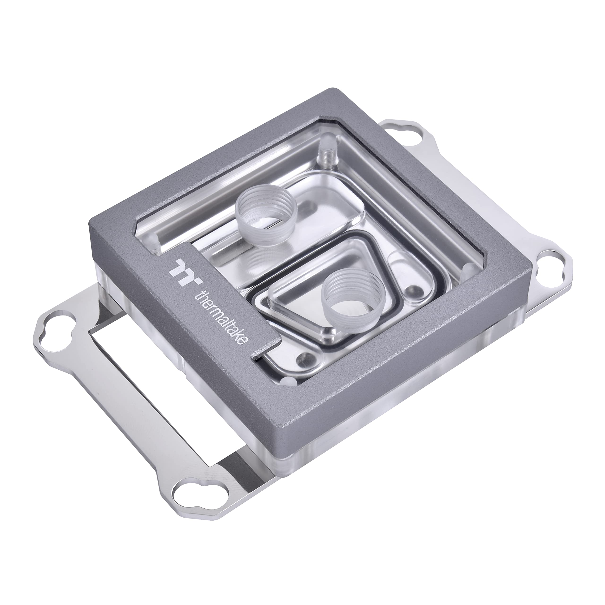 Thermaltake Pacific W9 CPU Water Block, AM5/LGA1700 Compatible, Includes Thermaltake TG-60 Metal Thermal Grease, CL-W348-CU00TR-A Silver