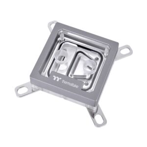 thermaltake pacific w9 cpu water block, am5/lga1700 compatible, includes thermaltake tg-60 metal thermal grease, cl-w348-cu00tr-a silver