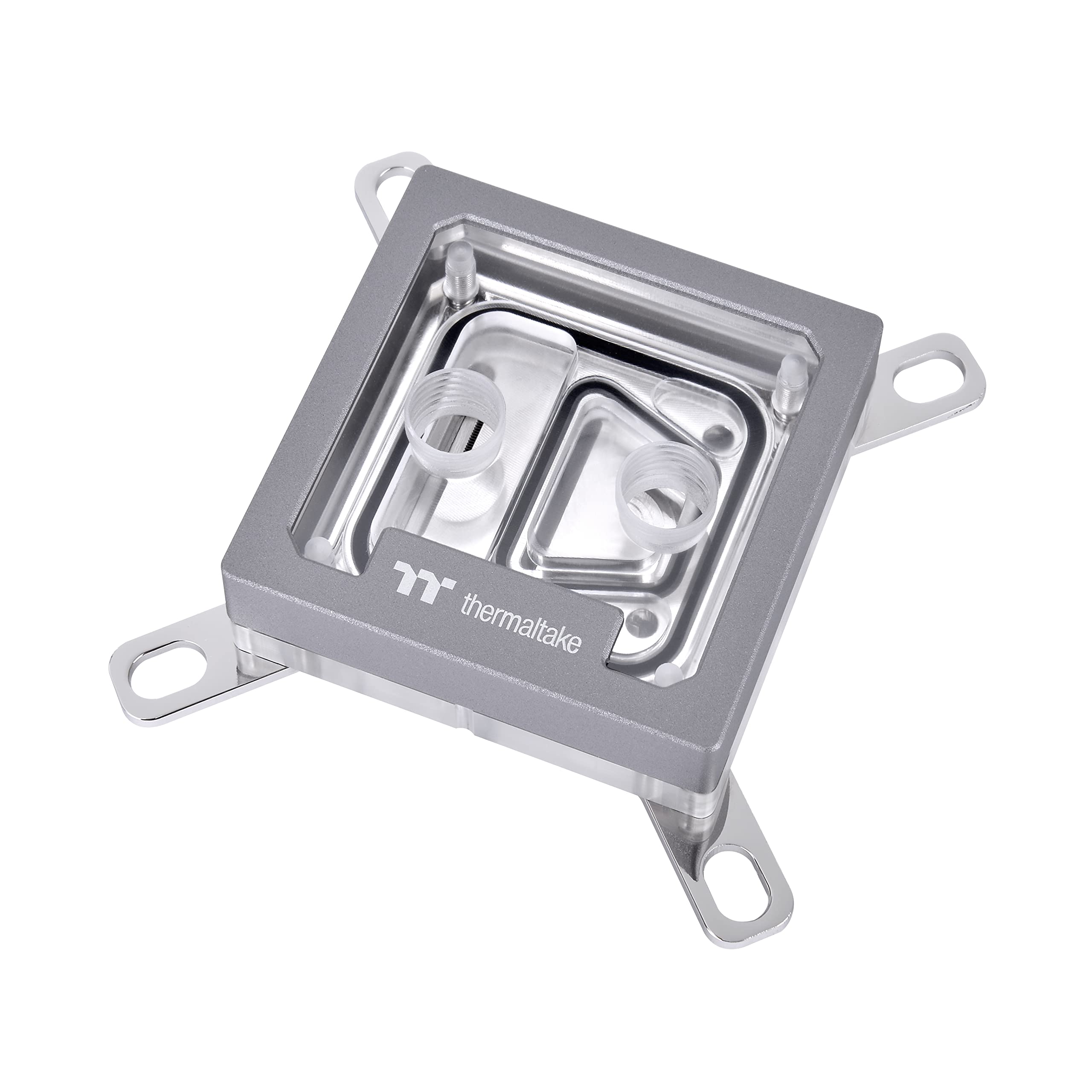 Thermaltake Pacific W9 CPU Water Block, AM5/LGA1700 Compatible, Includes Thermaltake TG-60 Metal Thermal Grease, CL-W348-CU00TR-A Silver