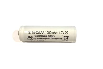 RELIGHTABLE AA Size NiCd AA 1000mAh 1.2V Rechargeable Batteries for Solar Lamp Solar Light (12-PCS AA 1000mAh)