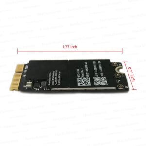 Bluetooth 4.0 Bt Wireless WiFi Airport Card BCM943602CS Replacement for MacBook Pro Retina 13" 15" A1398 A1502 653-0194 802.11AC Network Card (2015 Year)