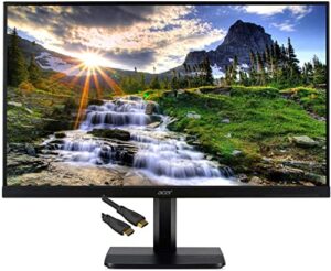 acer ka241y bix 23.8-inch fhd 1080p va monitor (hdmi & vga port) - black