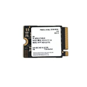 samsung 1tb ssd m.2 2230 30mm pm991a nvme pcie gen3 x4 mz9lq1t0hblb solid state drive for surface pro steam deck dell hp lenovo laptop ultrabook tablet