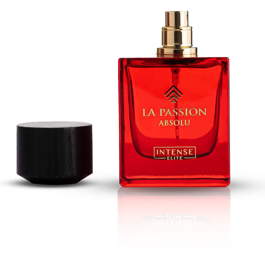 INTENSE ELITE La Passion Eau De Parfum For Women 100ML (3.4Oz) Arabian Perfumes For Women With Lemon, Orange, Mandarin & Lavandin Notes Long Lasting Perfume for Women