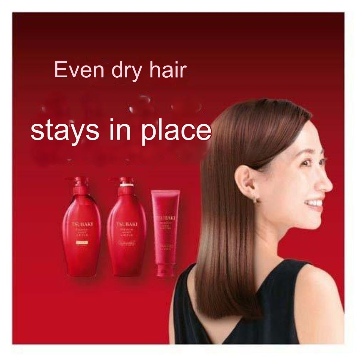 Tsubaki Premium Moist Shampoo (Refill) 330ml - Daily repair damaged hair from the core. Restore moisture and shine down to the tips.