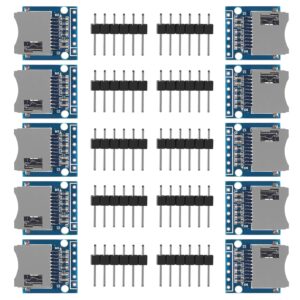 aceirmc 10pcs micro sd sdhc tf card adapter reader module with spi interface level conversion chip for arduino