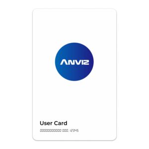 10 pack anviz proximity rfid card, 125khz em card, time clock card, employee badge, keyless access control, for clock in and out and access control system, read only(3.3" x 2.1")