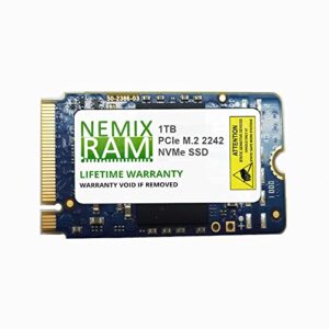 nemix ram 1tb pcie m.2 2242 dram, ngff internal solid state drive