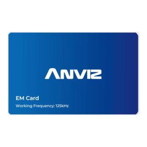 10 Pack ANVIZ Proximity RFID Card, 125kHz EM Card, Time Clock Card, Employee Badge, Keyless Access Control, for Clock in and Out and Access Control System, Read only(3.3" x 2.1")