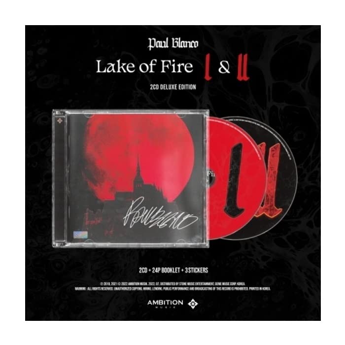 Paul Blanco Lake Of Fire 1&2 Deluxe Edition CD+Booklet+Sticker+Tracking