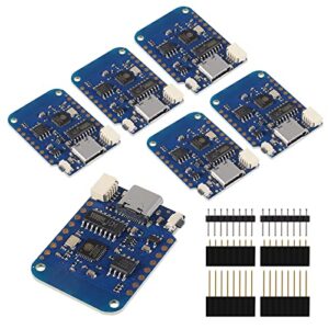 AITRIP 6PCS WeMos D1 Mini V4.0.0 Type-C USB WiFi Internet of Things Board Based ESP8266 4MB Compatible with Arduino MicroPython Nodemcu