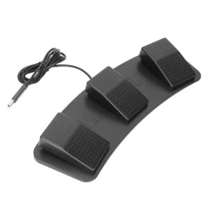 pc usb triple foot switch pedal - pc usb foot control keyboard action switch pedal hid programmable computer keyboard mouse for video game office equipment