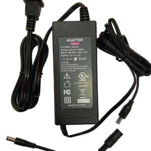 UL Listed 12V AC/DC Adapter Compatible with Wahoo Fitness KICKR V5 WFBKTR120 WF113 V4 WFBKTR118 V3 WFBKTR117 KICKR14/15 WFBKTRNR KICKR16 V2 WFBKTR116 Axis Smart Trainer Bike 5.0A Power Supply Charger