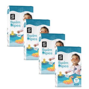 hello bello premium swim baby diapers size 2t-3t/medium i 72 count of disposeable, hypoallergenic, and eco-friendly swim pants for babies and toddlers i swimming sloths