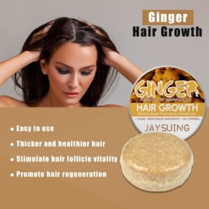 CROOT Ginger Regrowth Shampoo Soap Bar, 2PCS, For Thinning And Hair Loss, Balances Oily Scalp, Increases Volume & Restores Nutrients To Hair Follicles