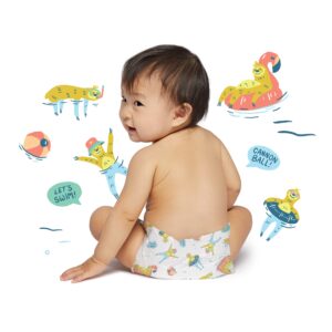 Hello Bello Premium Swim Baby Diapers Size 2T-3T/Medium I 72 Count of Disposeable, Hypoallergenic, and Eco-Friendly Swim Pants for Babies and Toddlers I Swimming Sloths