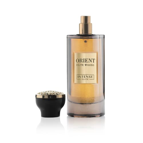 INTENSE ELITE Orient Elite Woods Luxurious Eau de Parfum for Men 100ML (3.4Oz), Long Lasting Arabian Perfume For Men With Saffron, Rose & Leathery Notes