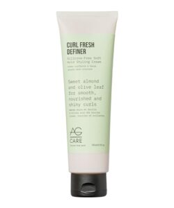 ag care curl fresh definer silicone-free soft-hold styling cream, 6 fl oz