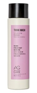 ag care thikk wash volumizing shampoo, 10 fl oz