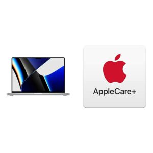 2021 apple macbook pro (16-inch, apple m1 pro chip with 10‑core cpu and 16‑core gpu, 16gb ram, 1tb ssd) - silver applecare+ for 16-inch macbook pro (m1)