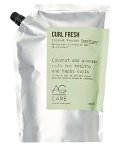 ag care curl fresh coconut avocado conditioner, 33.8 fl oz