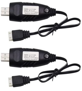 2 pack 11.1v 1.5a usb charger cable suitable for rc car boat airplane drone airsoft 11.1v 3s 3 cell lipo battery / 11.1v usb new