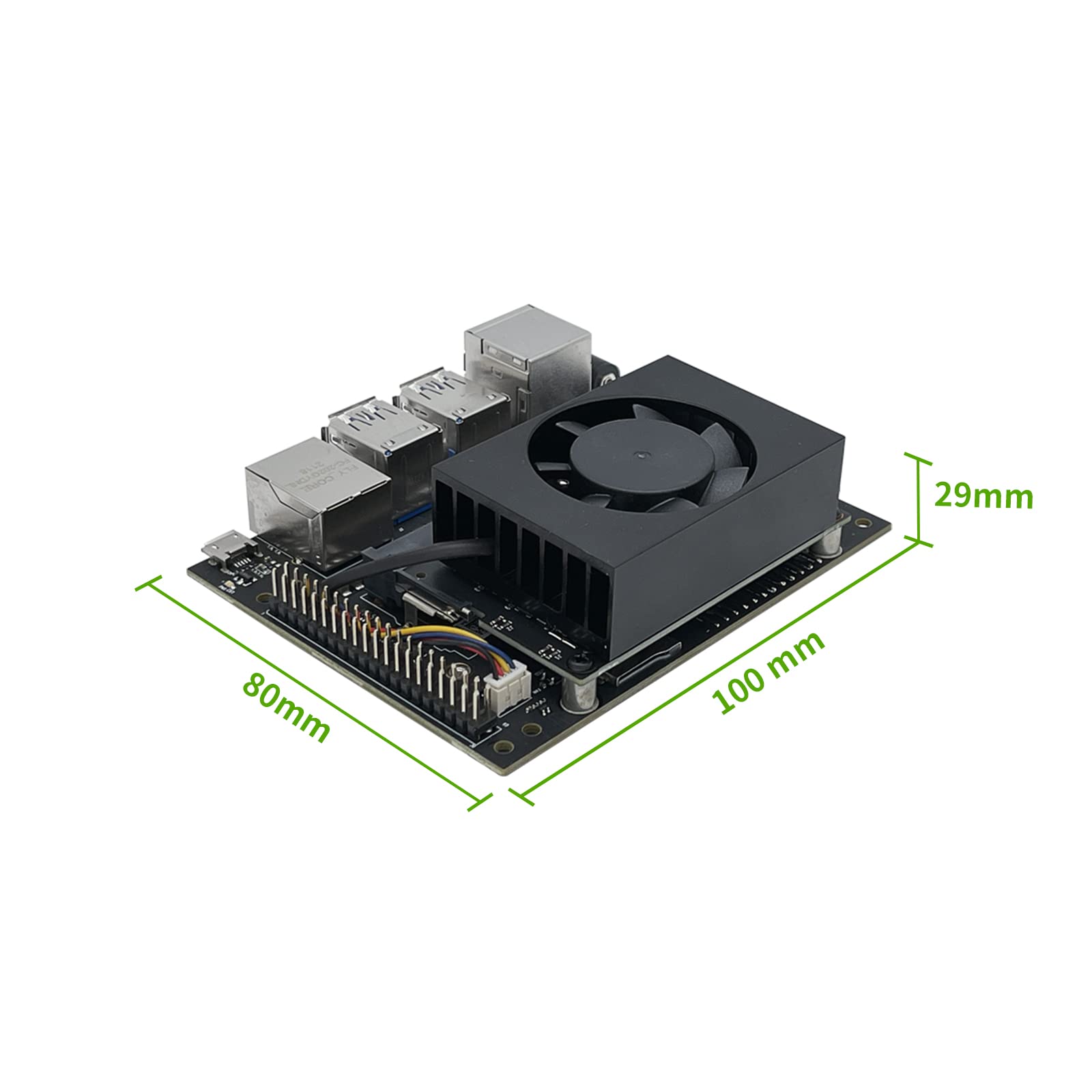 Jetson Nano 4GB RAM 16G eMMC onboard for AI Robotics Machine Learning (Heat Sink Version)