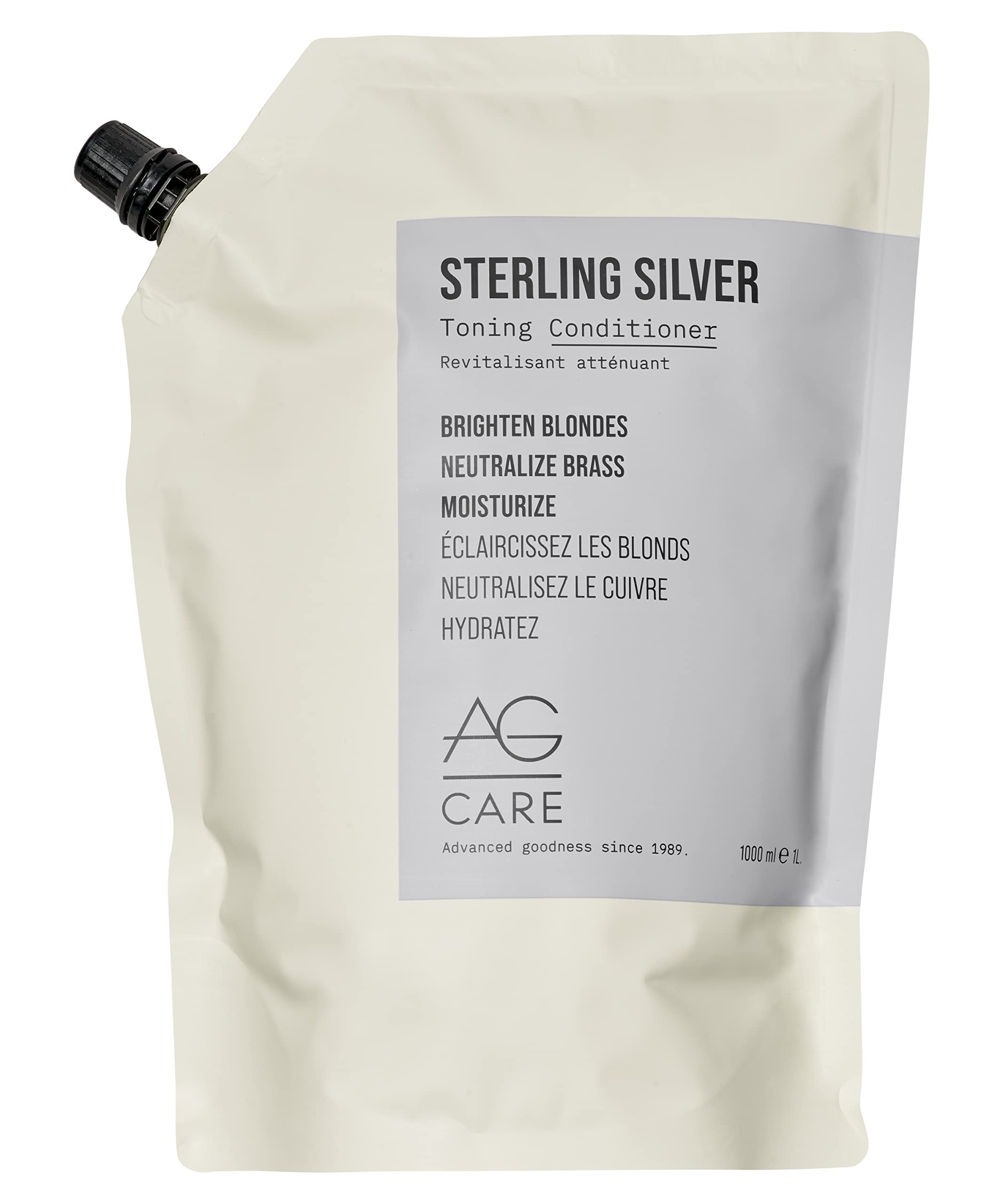 AG Care Sterling Silver Toning Conditioner, 33.8 Fl Oz